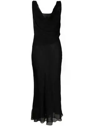 Christopher Esber Draped Silk Dress