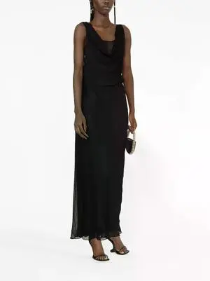 Christopher Esber Draped Silk Dress