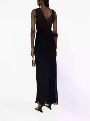 Christopher Esber Draped Silk Dress