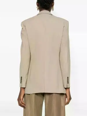 Brunello Cucinelli Knitted Blazer With Peak Lapels