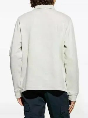 SAMSOE SAMSOE Organic Cotton Polo Shirt - Grey