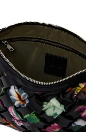 Desigual Floral Woven Shoulder Bag