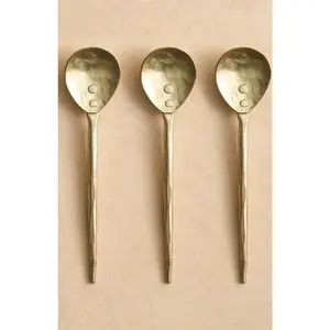 THE COLLECTIVE HOME Forge Brass Spoonsset Of 3 - Gold