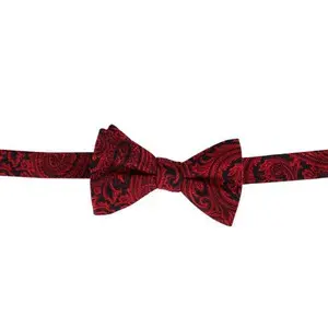 Trafalgar Sobee Paisley Silk Bow Tie Red