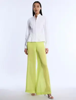 Bcbgmaxazria Asymmetrical Hem Shirt