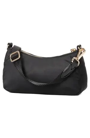 Mz Wallace Mini Chelsea Nylon Shoulder Bag - Black