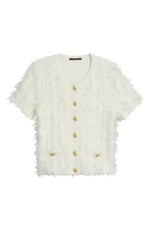 Kobi Halperin Swift Cotton Blend Cardigan - Ivory