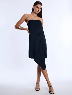 Bcbgmaxazria Strapless Midi Dress
