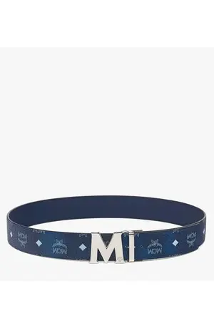 Mcm Monogrammed Belts For Men