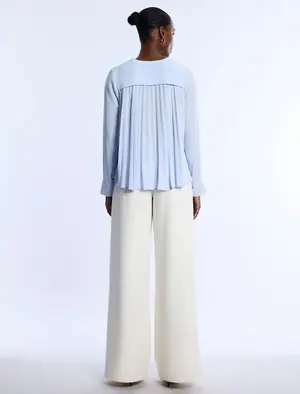 Bcbgmaxazria Pleated Back Blouse