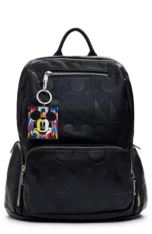 Desigual Mickey Mouse™ Embossed Backpack - Black