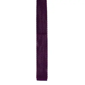 Trafalgar Zion Knit Silk Necktie - Purple