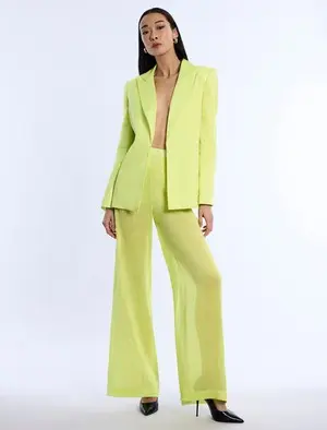 Bcbgmaxazria Textured Wide-leg Pant