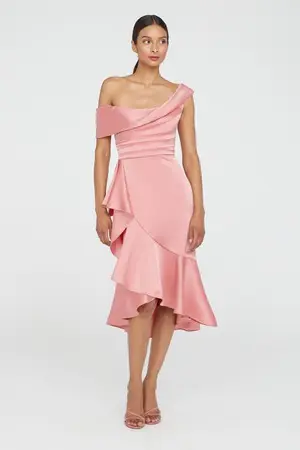 Theia Draped Cocktail Dresses