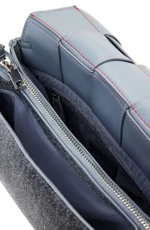 Desigual Woven Denim Crossbody Bag