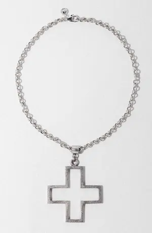 CHILD OF WILD Madonna Cross Chain Necklace