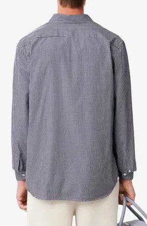 Lacoste Checker Cotton Pinpoint Button-down Shirt