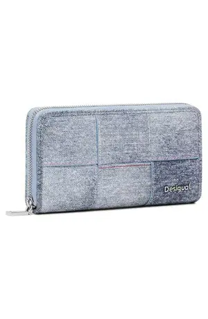 Desigual Denim Zip Around Wallet