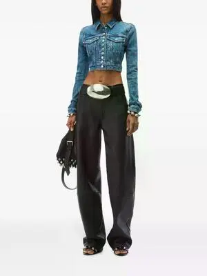 Alexander Wang Shrunken Denim Jacket