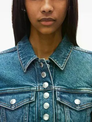 Alexander Wang Shrunken Denim Jacket