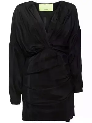 Gauge81 Asuka Draped Silk Dress