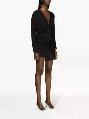 Gauge81 Asuka Draped Silk Dress