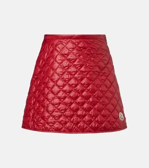 Moncler Technical Mini Skirt - Red