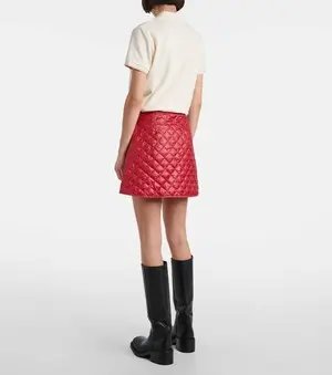 Moncler Technical Mini Skirt - Red