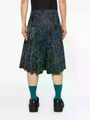 MASU All-over Graphic Print Shorts