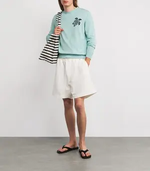 Vilebrequin Cotton Crew-neck Sweater - Blue