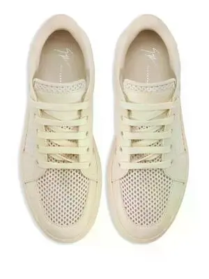 GIUSEPPE ZANOTTI Mesh Sneakers - Neutrals