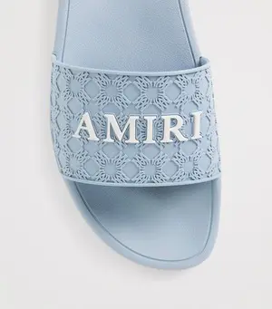 Amiri Ma Quad Monogram Slides
