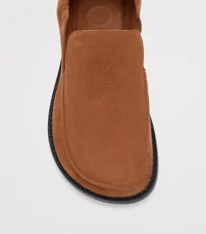 Loewe Suede Flex Loafers - Brown