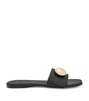 Loewe Pebble Slides - Black