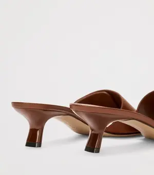Loewe Leather Heeled Mules