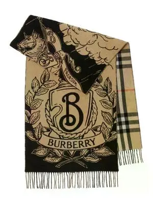 Burberry Checked Cashmere Scarf