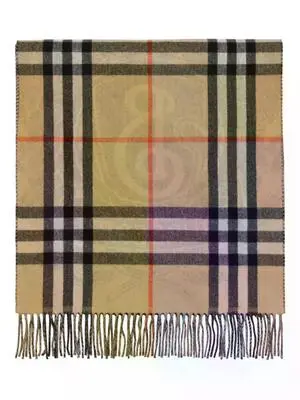 Burberry Checked Cashmere Scarf