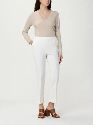 Max Mara Long Sleeve V-neck Pullover - Sand