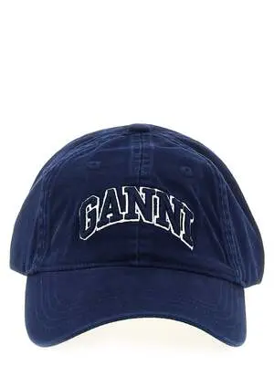 GANNI Canvas Cap - Blue