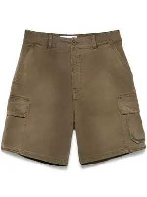 Loewe Cotton Cargo Shorts - Kaki