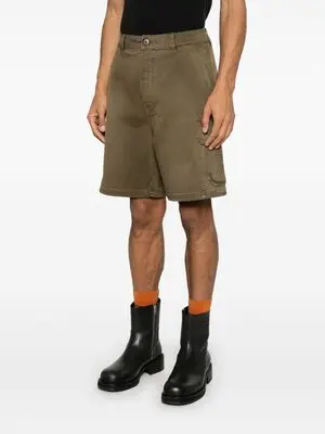 Loewe Cotton Cargo Shorts - Kaki