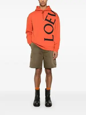 Loewe Cotton Cargo Shorts - Kaki