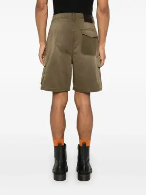 Loewe Cotton Cargo Shorts - Kaki