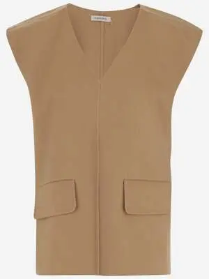 By Malene Birger V Neck Vests For Women