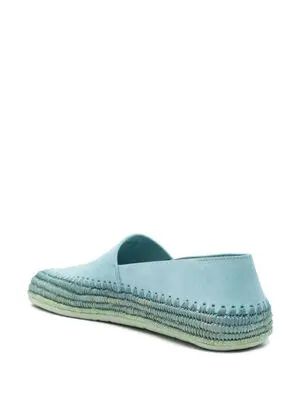 Loewe Rio Suede Espadrilles - Clear Blue