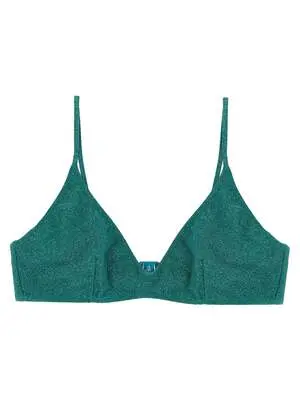 MC2 SAINT BARTH Paloma Bikini Top - Green