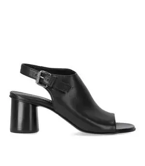 Elena Iachi Heeled Leather Sandals