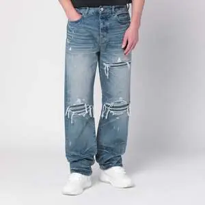 Amiri Washed Cotton Denim Jeans