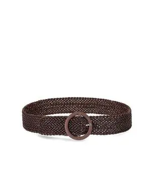DRAGON DIFFUSION Woven Leather Belt