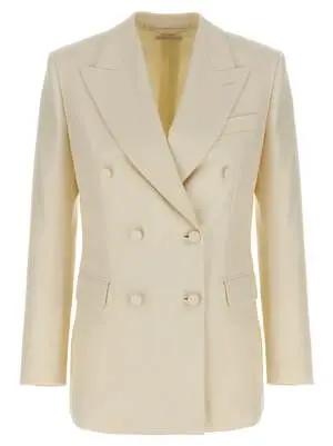 Brioni Double Breasted Outerwear For Women